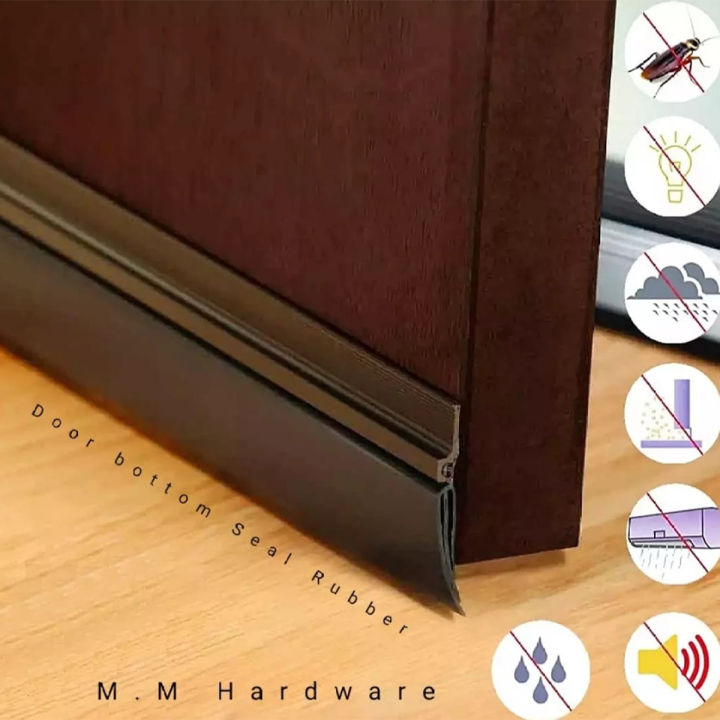 Door Dust Stopper Door Bottom Seal Rubber With PVC Frame High Quality ...