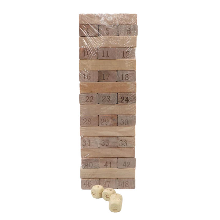 Jenga Classic Wooden Stacking Block Game for Fun and Strategy | Daraz.pk