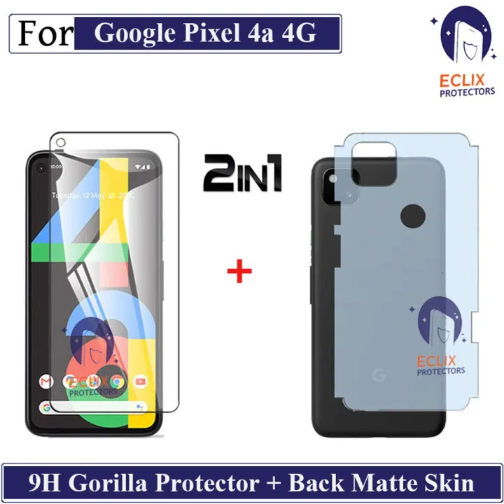 Google Pixel 4a 4g Tempered Glass Screen Protector Flexible 9H Gorilla ...