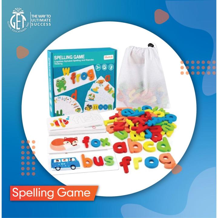 Capital & Small Letters English Words Exercise Abc Game Letter & Card ...