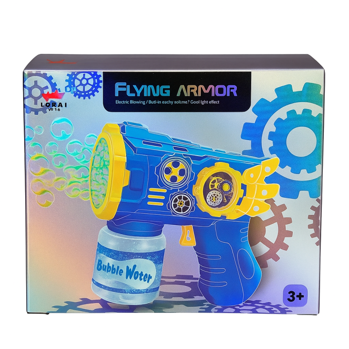 Flying Armor Bazooka Bubble Gun for Kids | Bubble Machine bottle ...