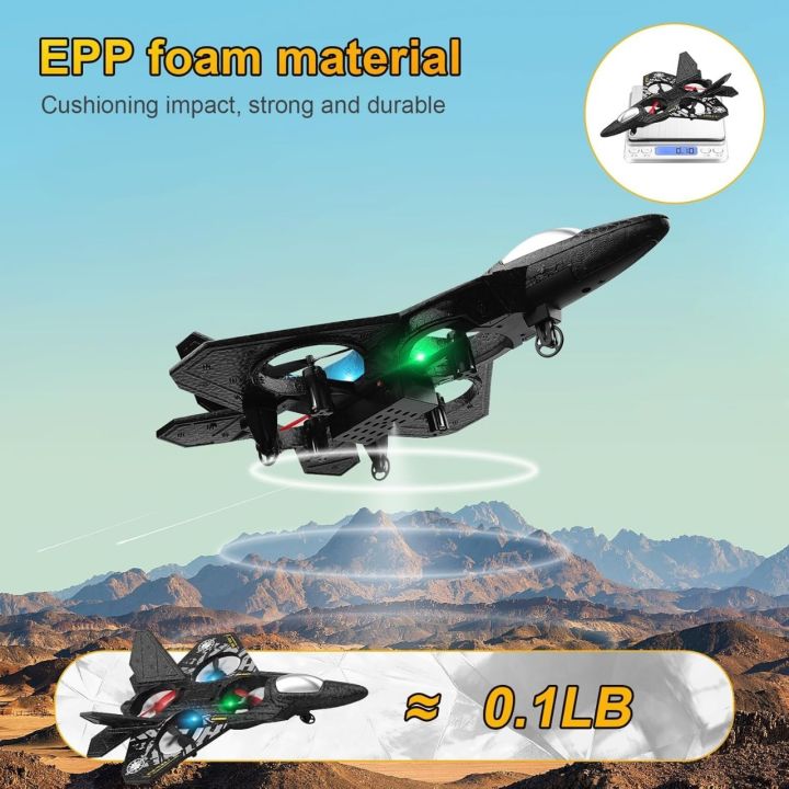 RC Fighter Plane L0712 – 2.4GHz Remote Control Quadcopter Airplane with ...