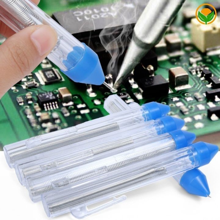 1PC Transparent Plastic Solder Wire Pen - 0.8mm High Purity Lead-free ...