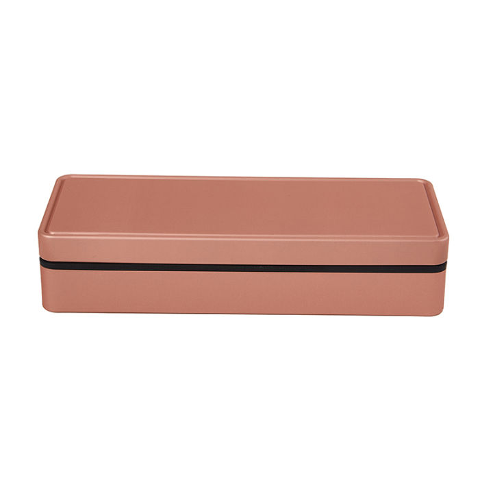 Multicolor Tinplate Rectangular Storage Box Container with Lid Small ...