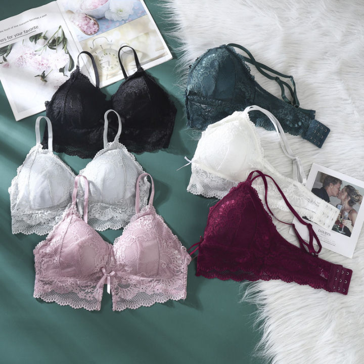 Women Beautiful Lingerie Bralette Bra Beauty Back Padded Hollow Out ...