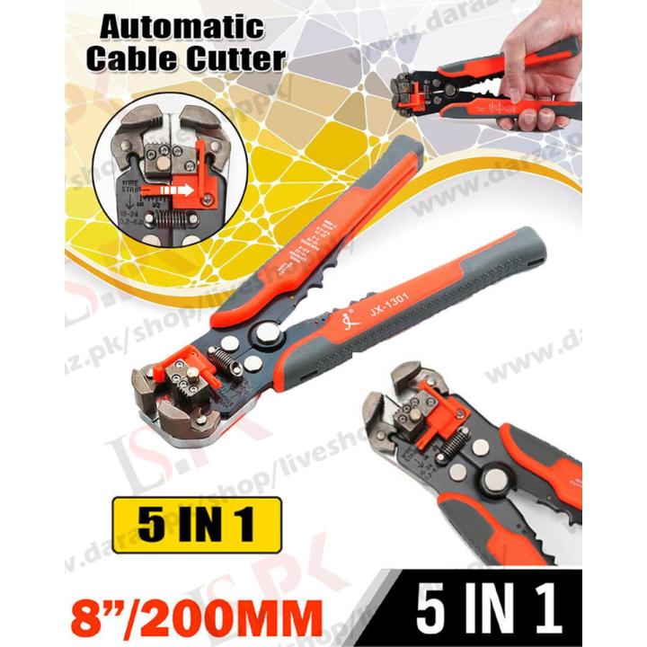 Automatic Cable and Wire Cutter, Striper and Crimping Plier, Electric ...