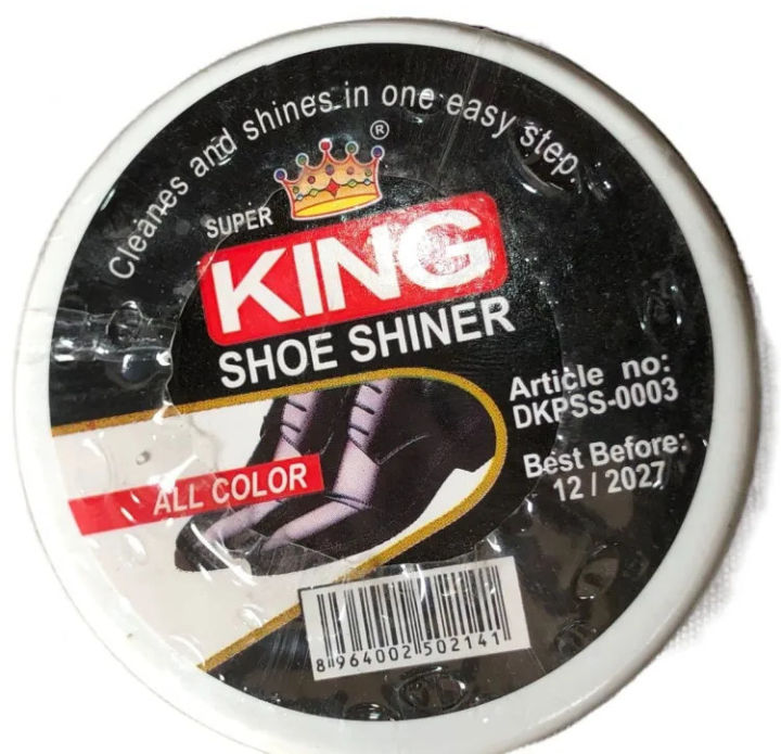 King Shoe Shiner (White Cleaner) Double Sided Shiner (For All Colours ...
