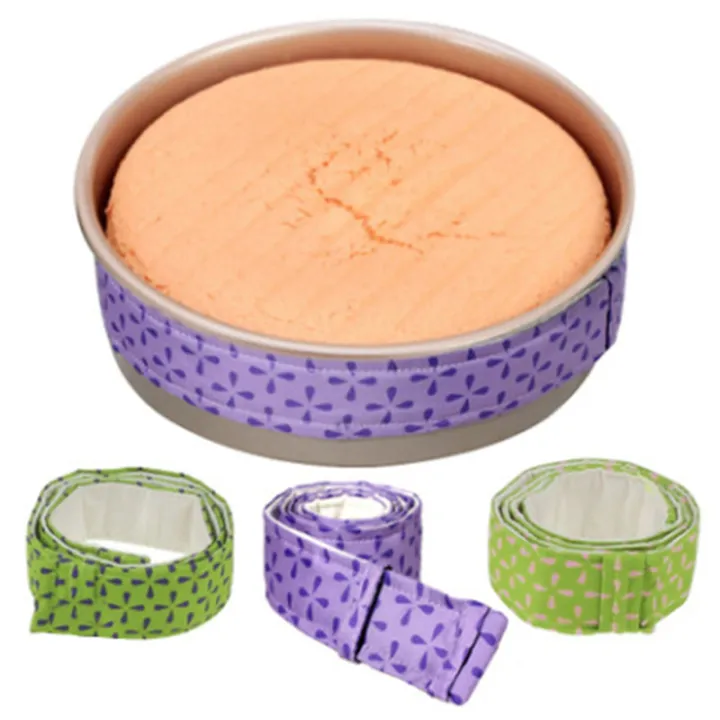 Cake Pan Strips Bake Strip Belt DIY Cakes Baking Tool Baking Tray Strap ...