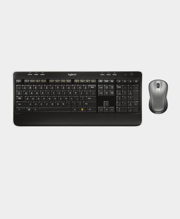 Logitech MK520 Wireless Keyboard and Mouse Combo – Wireless, Long ...