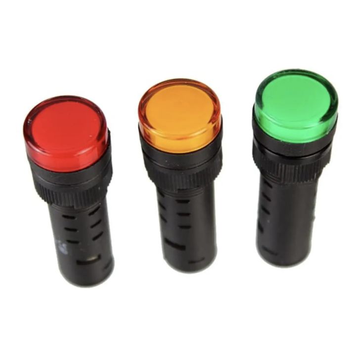 Electrical LED Pilot Panel Power Supply Indicator Light For AC 220V ...