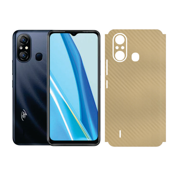 Itel A49 Back Paper BWS Carbon Golden Sheet Anti-stain Back With Side ...