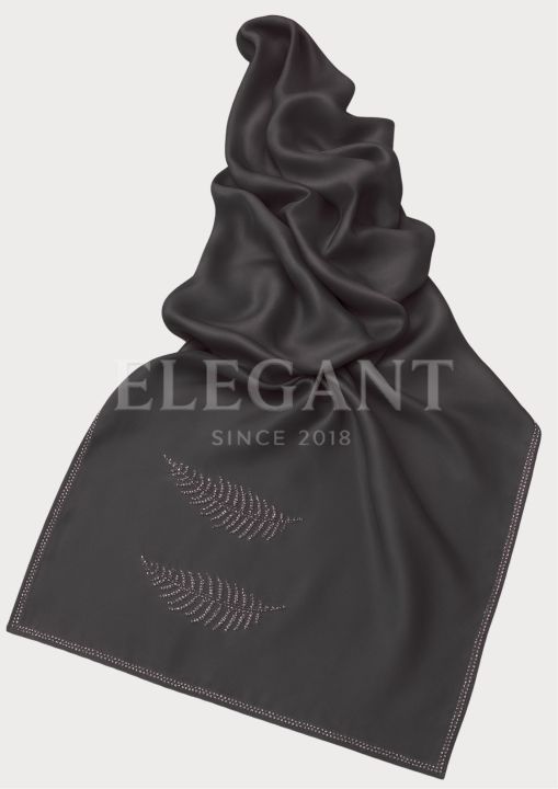 Luxury Stone Silk Stole for Women | DMC Stone Border Dupatta | Elegant ...