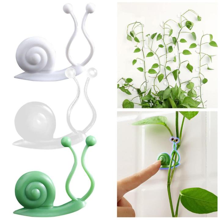 10 PCS Plant Climbing Wall Clips, Self Adhesive Invisible Plant Fixing ...