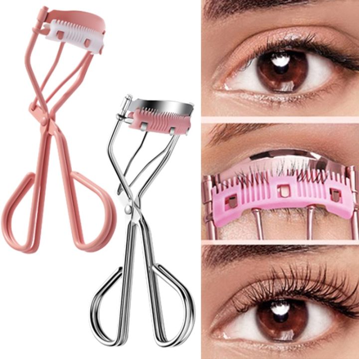 Professional Comb Eyelash Curler Fits All Eye Shapes Long Lasting Metal ...