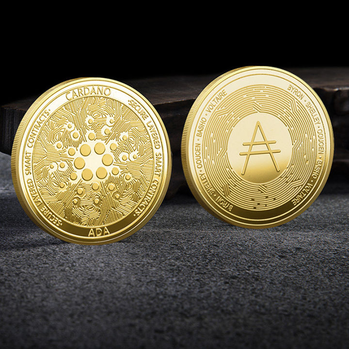 Plated Cardano ADA Coin Cryptocurrency Physical Collection metal coin ...
