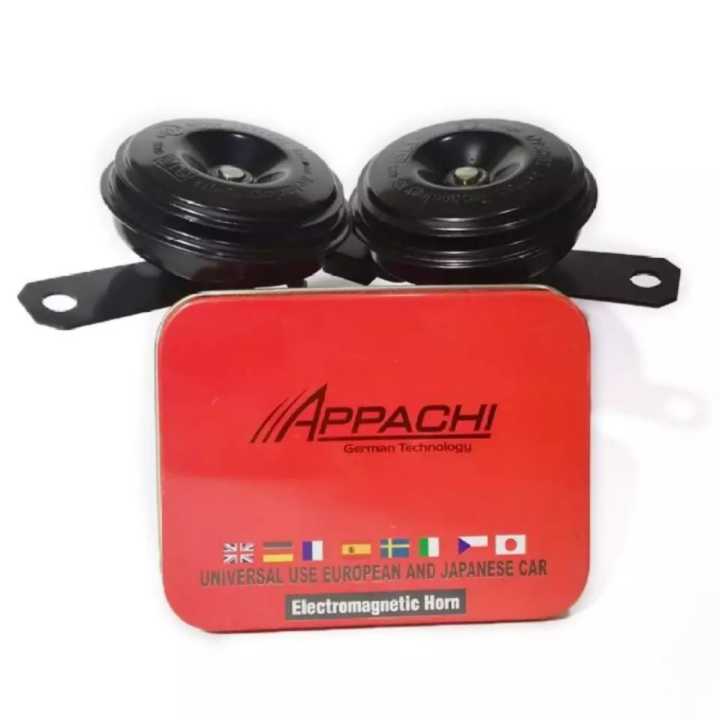 Appachi Car Basin Horns Universal Interface Original Quality 12V | Daraz.pk
