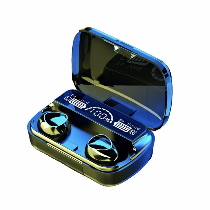 "M10 TWS Wireless Earbuds with 3500mAh Battery, Noise Cancellation ...