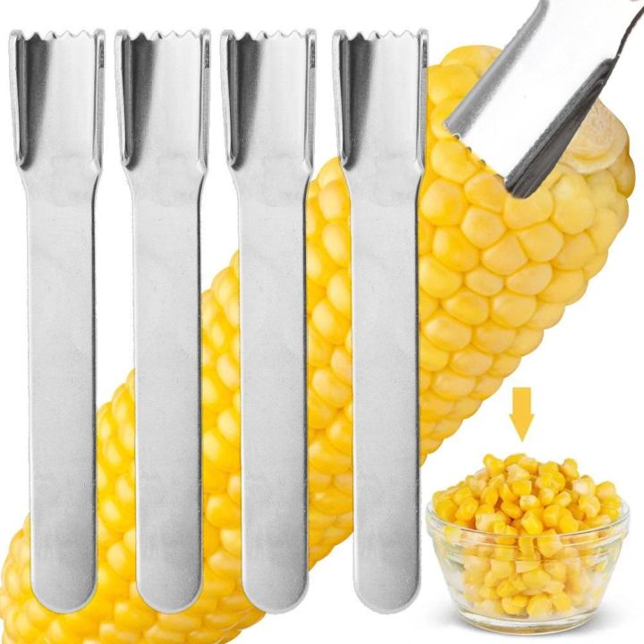 Durable Stainless Steel Corn Cob Peeler Planer Tool Quick Removing Corn ...