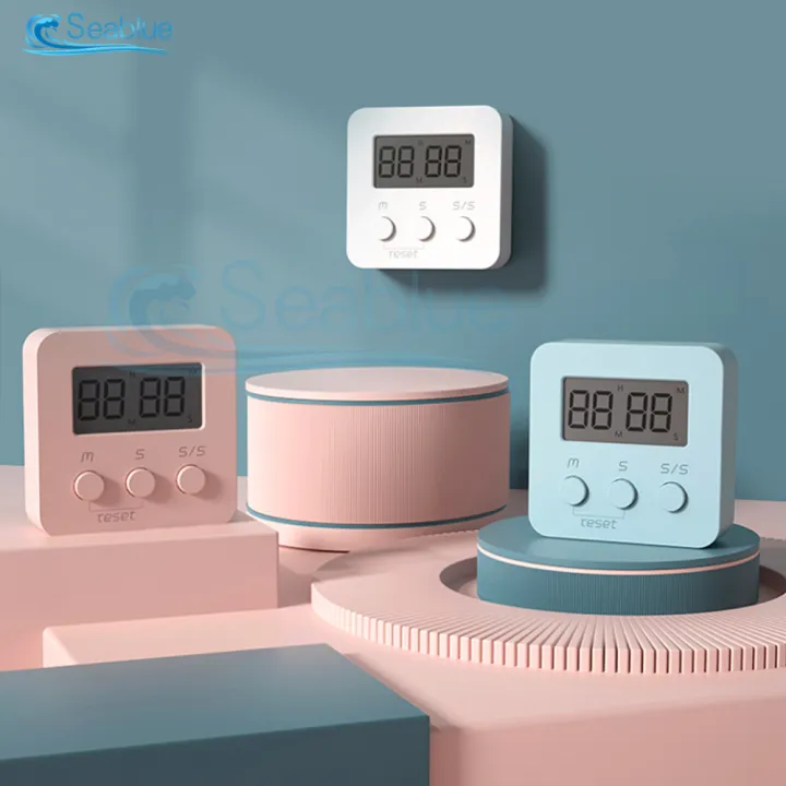 Mini Kitchen Timer Cooking Alarm Clock Lcd Digital Timer Cooking Sleep ...