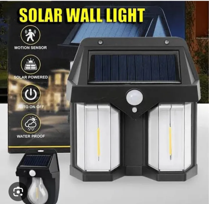 Branded Solar Sensor Light Wall Light Outdoor Light Dual Mode Charging ...