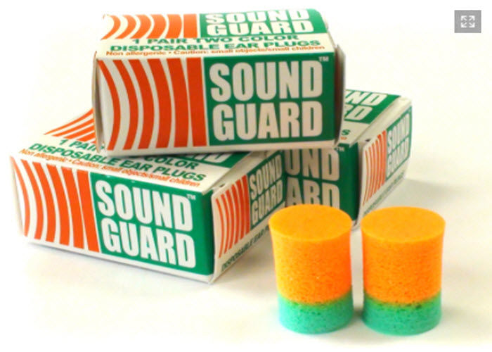 10 Pairs of USA SOUND GUARD/EAR PLUGS, Soft PVC Foam Material, non ...
