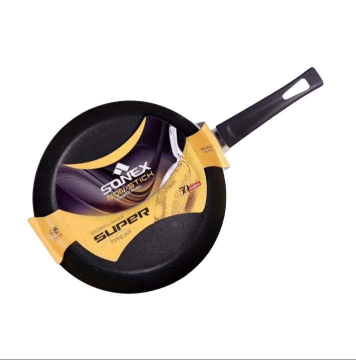 Sonex Super Fry Pan - All Sizes Mentioned Non Stick Coating - Black ...