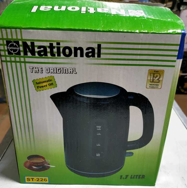 Electric Kettle National 2.2 Litre Imported Premium Quality Stainless ...