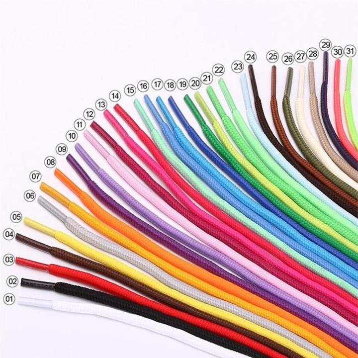 【HOT】 100Cm/150Cm Long Of Round Shoelaces Shoe Strings Shoe Laces Cord ...
