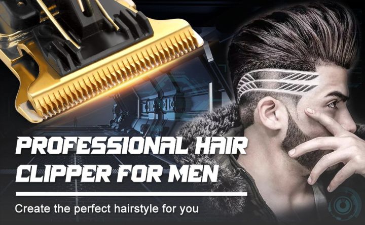 Dragon Style Vintage T9 Hair Trimmer for Men | Professional USB ...