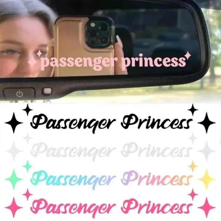 DIY Handmade Passenger Princess Passenger Princess Car Stickers Self ...