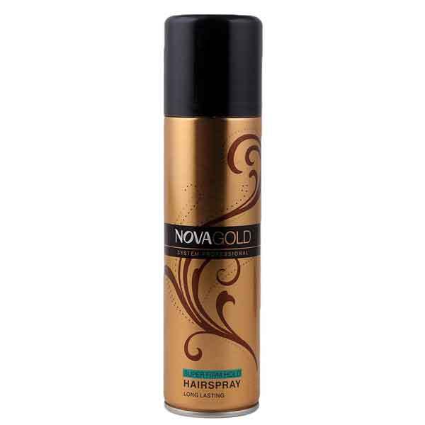 Nova Gold Natural Hold Hair Spray Long Lasting 200 ml Provides Long ...