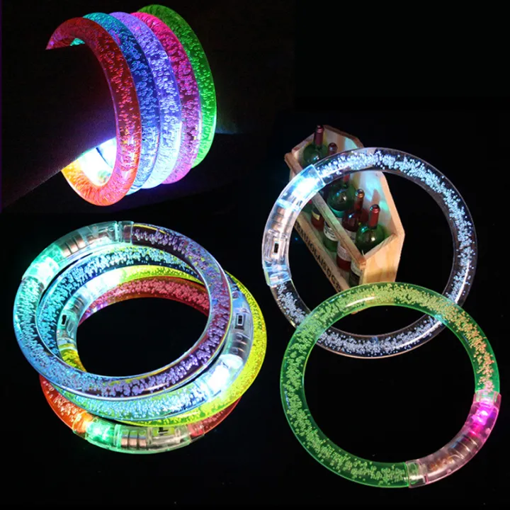 Rave Neon/led Party Led Bracelet/bangle Glow Party Supplies Flashing ...