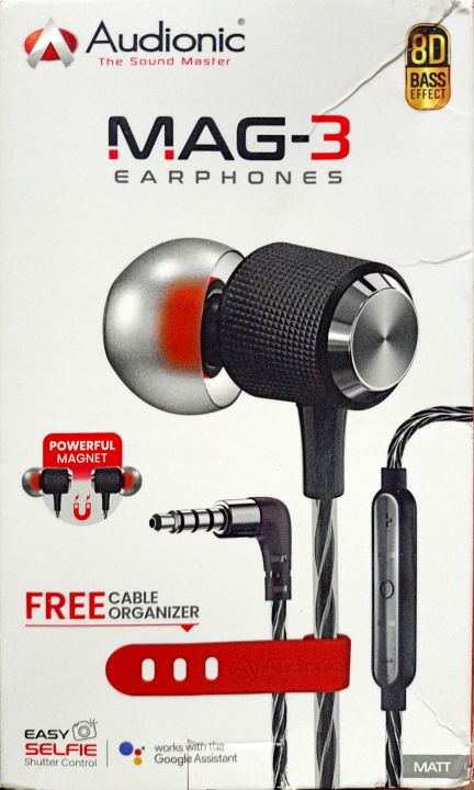 Audionic Mag-3 Prime-X Handsfree with Powerful Magnetic / Audionic ...