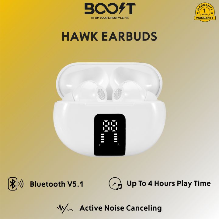 Boost Hawk Wireless Earbuds | Daraz.pk