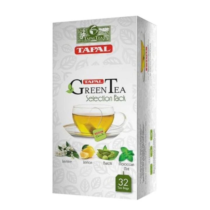 Tapal Green Tea Bags Selection Pack 32's | Daraz.pk