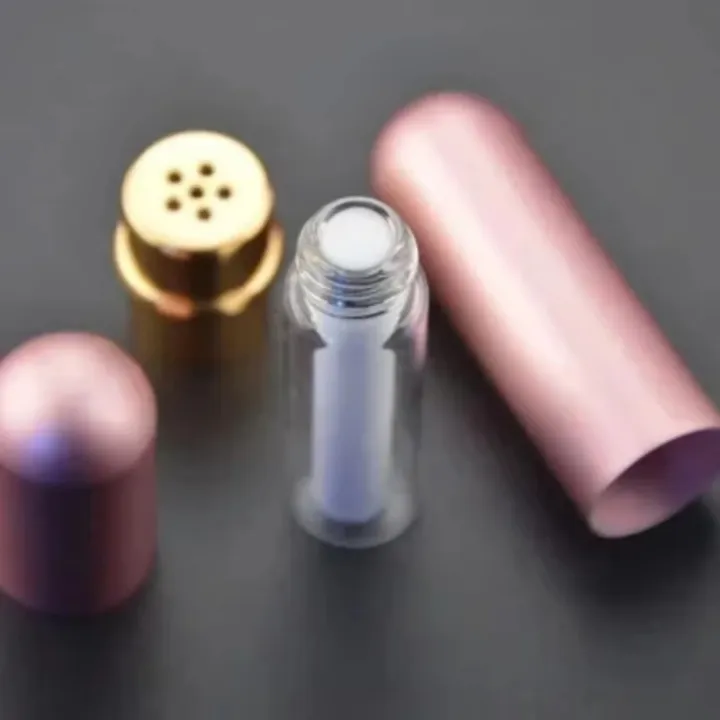 Portable 5ml Aluminum Nasal Inhaler Colored Replacement Aromatherapy ...