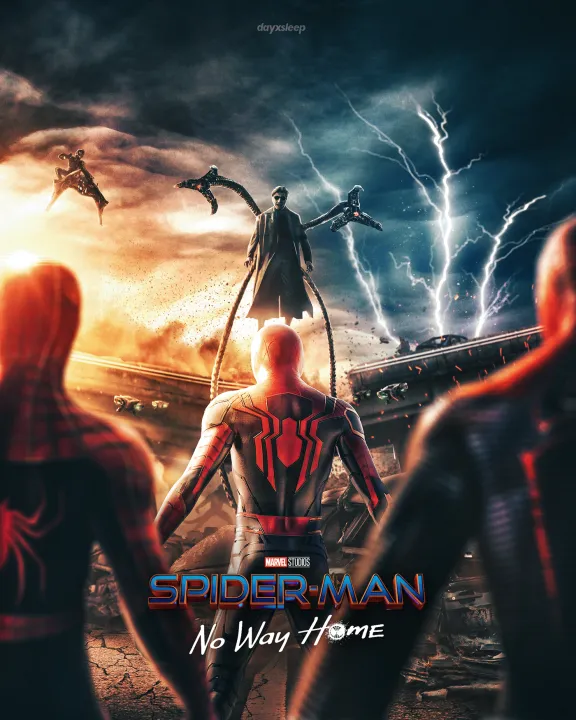 Set of 5 Spiderman avenger movie aesthetic designs a4 size vinyl ...