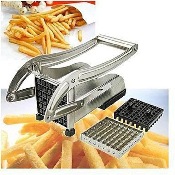 Stainless Potato Chipper French Fries Slicer Chip Cutter Maker Chopper ...