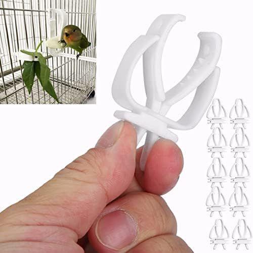 Birds Food Holder By Ks Pets Care Bird Cage Food Holder Clips White Pet ...