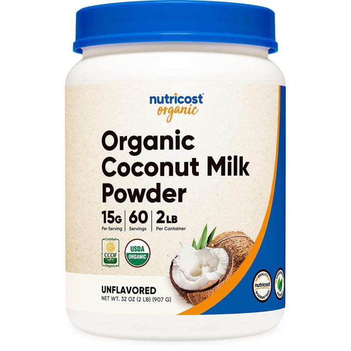 Organic Coconut Milk Powder 2LBS - Non-GMO, Certified Organic Coconut ...