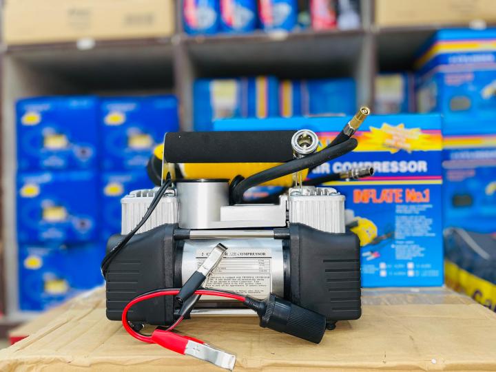 Dual 2 Cylinder Heavy Duty Double Air Compressor Or Car Inflator 628 ...