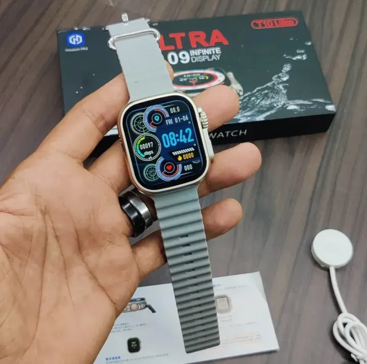 BA TECH T10 Ultra With 1 Strap and S100 Ultra Smart Watch Heart Rate ...