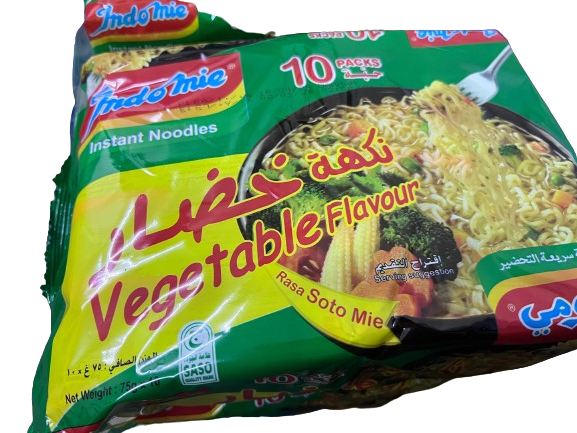 Indomie Instant Noodles Vegetable Flavor - (Saudi Arabia Version) 10x ...