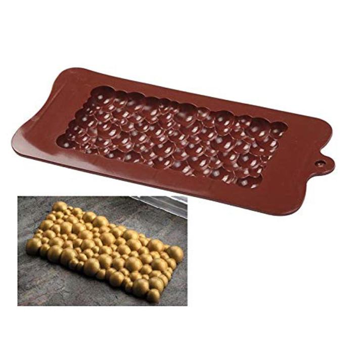 SILICONE BUBBLE CHOCOLATE BAR MOLD - Silicone Bubble Design Bar Mold ...