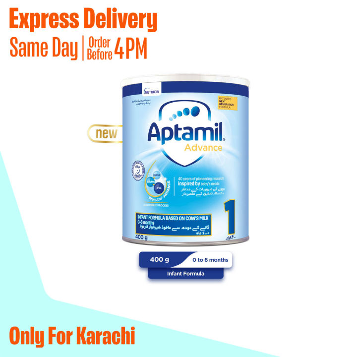 Aptamil Advance 1-Next Generation Infant Formula(400g) | Daraz.pk