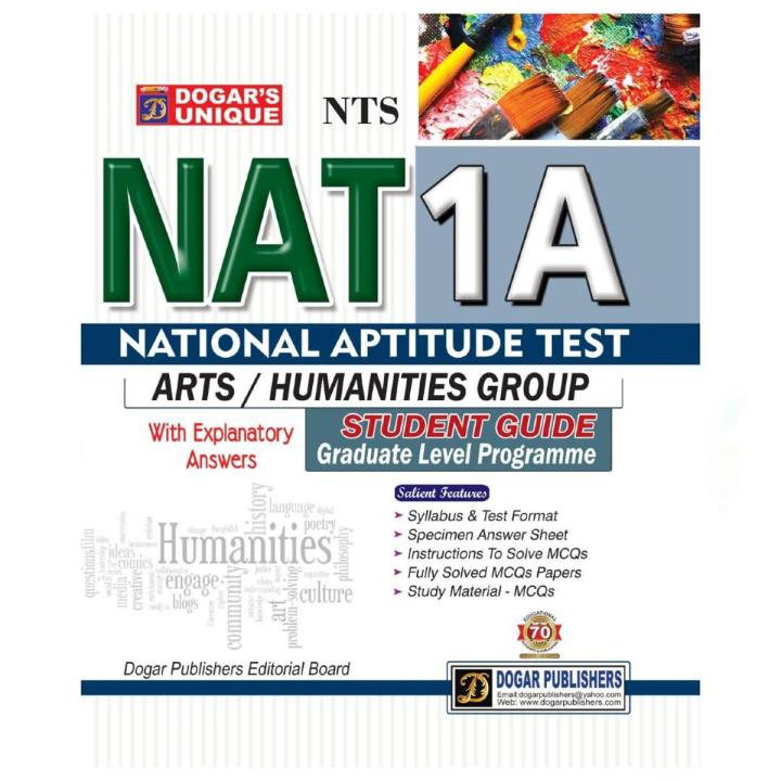 NTS (National Testing Service) NAT 1A (National Aptitude Test) Arts ...