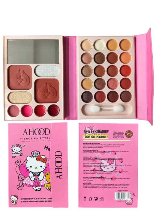 AHOOD Fierce Fairytale x Hello Kitty Makeup Palette – 18 Dreamy Matte ...