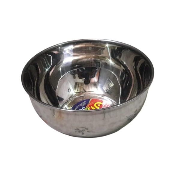 1 Piece Round Large Mixing Bowl Heavy Stainless Steel 8 inches 1200ml ...