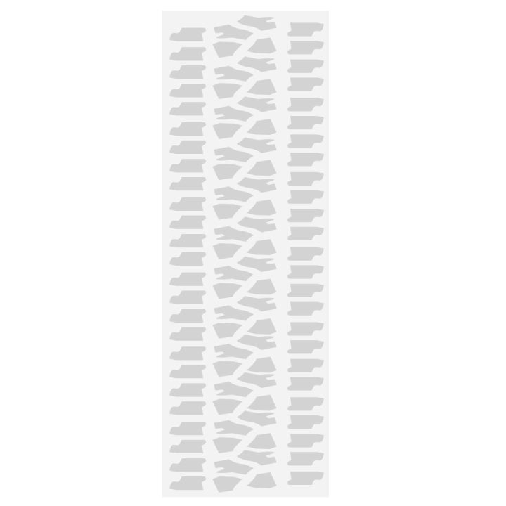 8"x 23" Car Vinyl Hood Body Side Tire Tread Decal Sticker Graphic Truck ...