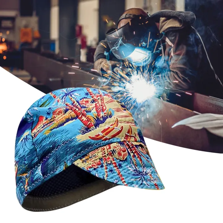 FG Fireproof Welding Cap Breathable Dust-Proof Fireproof Labor ...